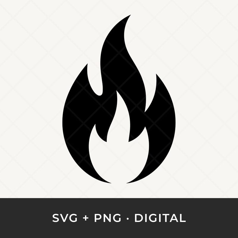 Flames Svg - Etsy