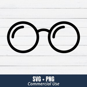Round Glasses Svg, Eye Glasses Svg, Eye Glasses Clipart, Eyewear Svg ...