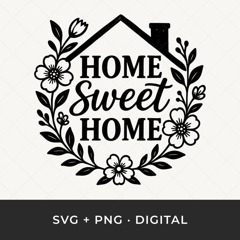 Home Sweet Home Wreath - Etsy