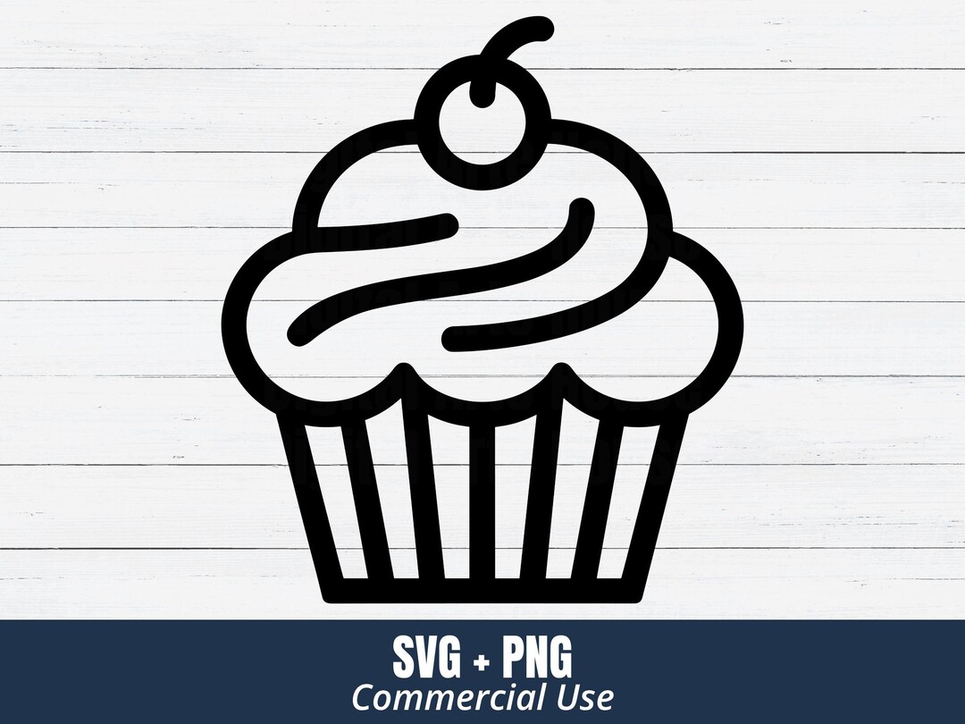 Cupcake Svg, Sweets Svg, Cute Cupcake Svg, Cup Cake Svg, Cupcake Icon ...