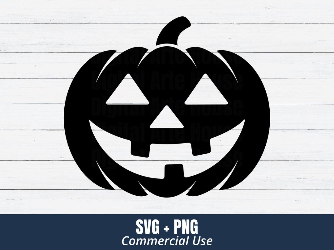 Jack O Lantern Svg, Scary Halloween Pumpkin Face, Pumpkin Carving Png ...