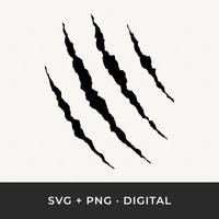 Claw Marks SVG - Etsy