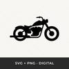 Chopper Motorcycle SVG: Biker Clipart, Cricut Cut File (digital ...