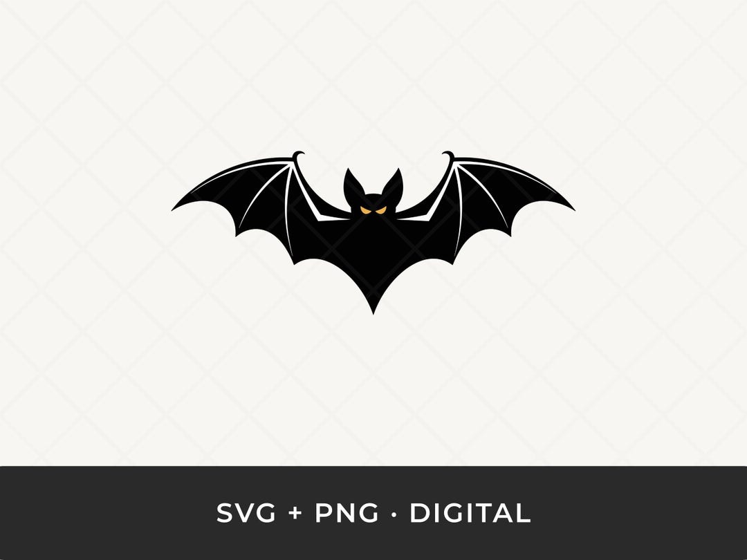 Halloween Bat SVG: Vampire Bat Cut File for Cricut and Silhouette - Etsy