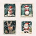 Watercolor Christmas Stamp Clipart Bundle, North Pole Clipart Bundle ...