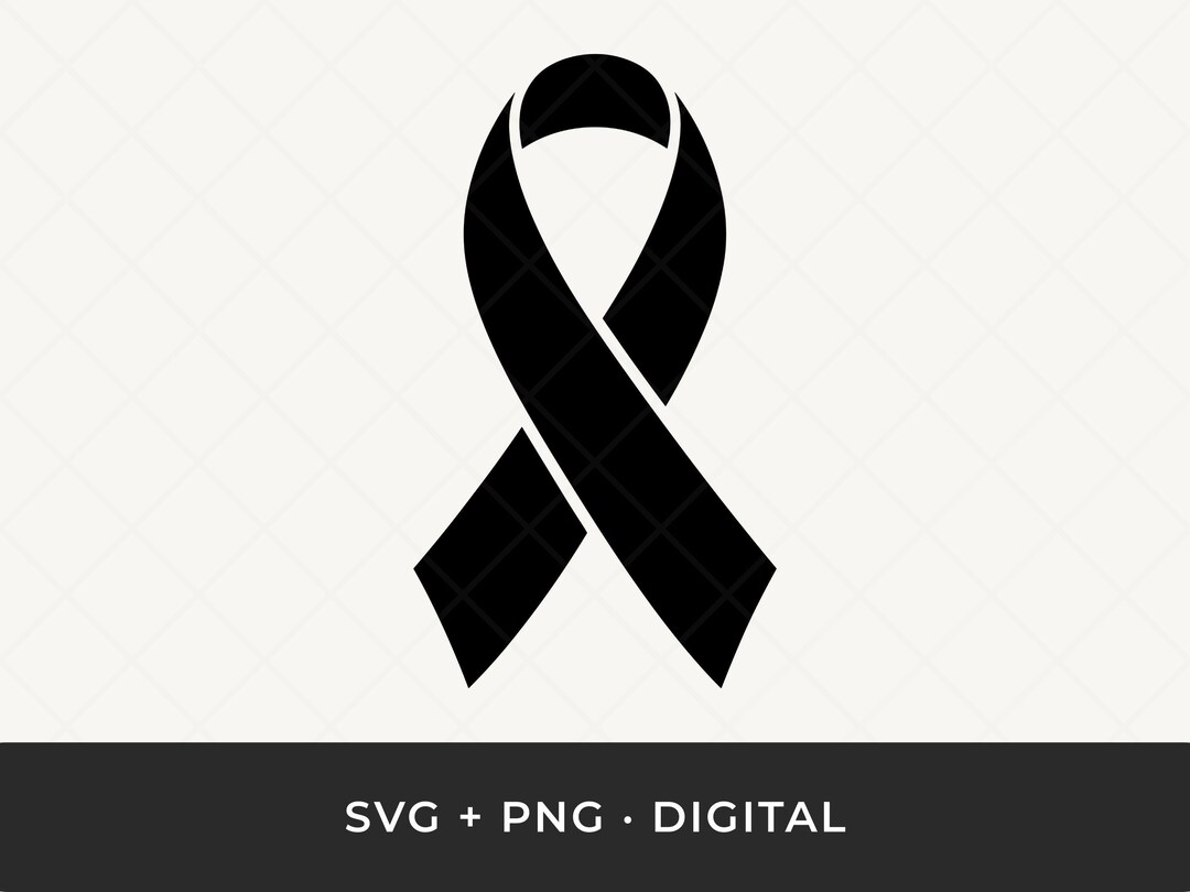 Awareness Ribbon SVG: Cancer Support Clipart, Charity Vector Cut File ...