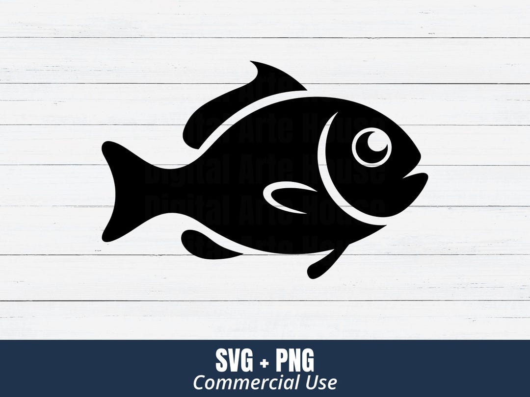 Fish Svg, Coastal Graphics, Undersea Clipart, Fishing Designs, Fishing ...