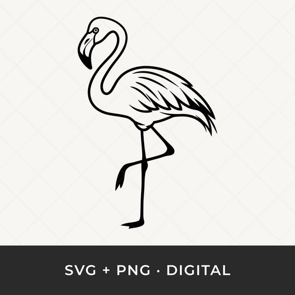 Flamingo Svg Cutout - Etsy