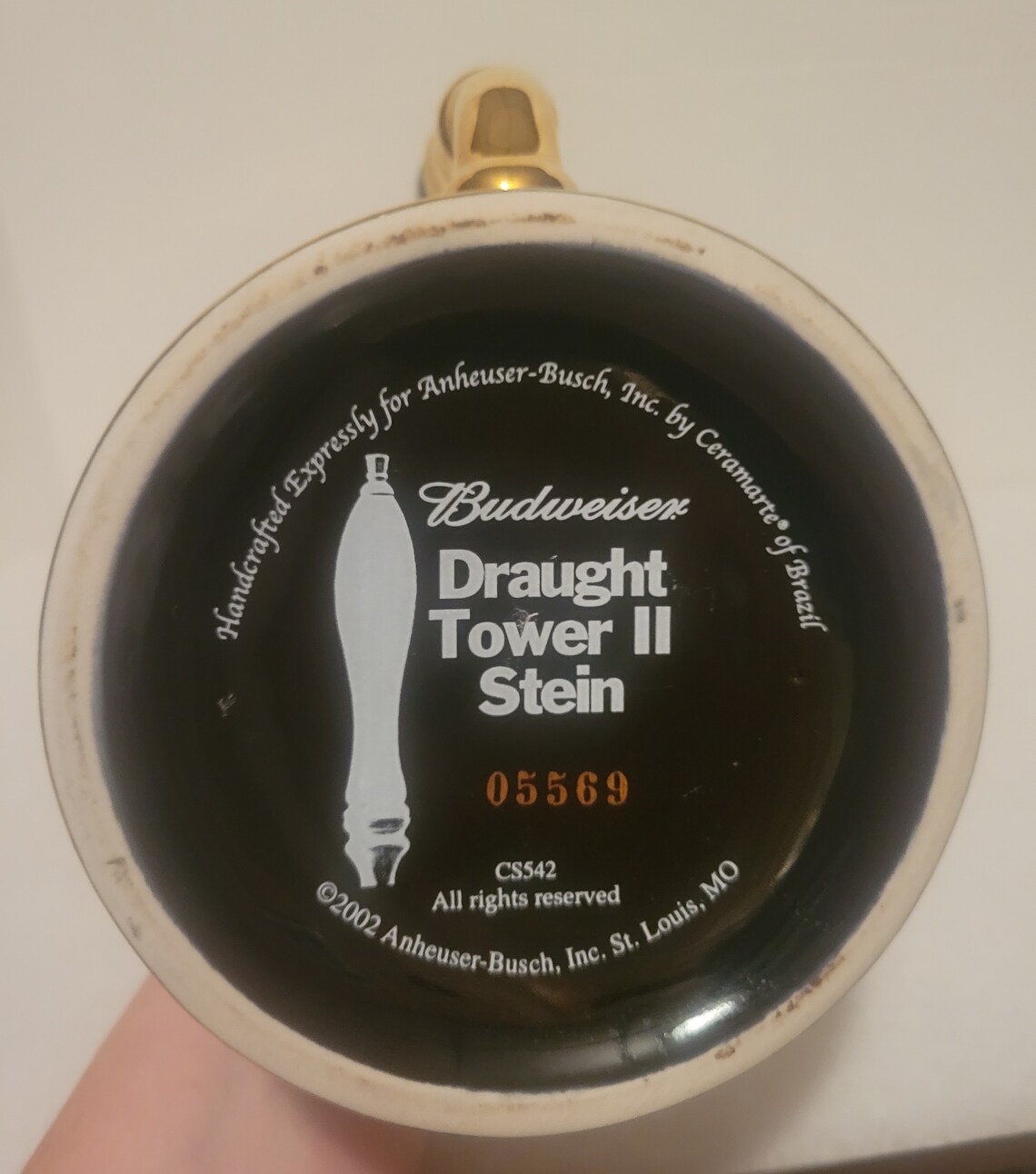 2002 Budweiser Draught Tower II Stein, CS542 - Etsy