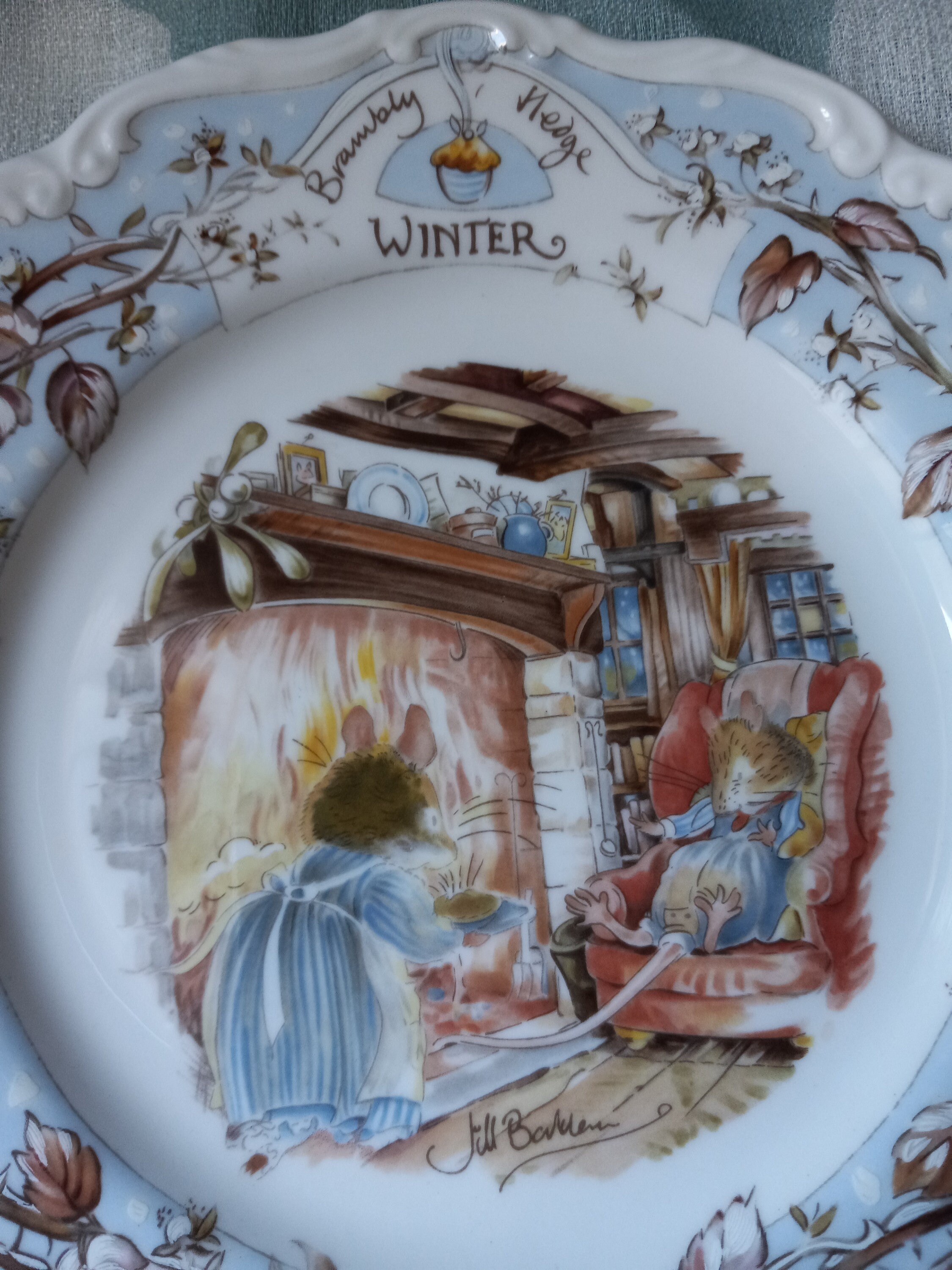 Royal Doulton Brambly Hedge Winter Plate for 1982 - Etsy