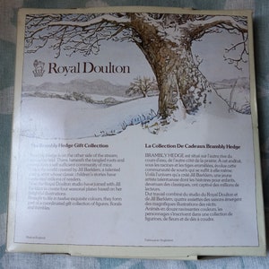 Royal Doulton Brambly Hedge Winter Plate for 1982 - Etsy