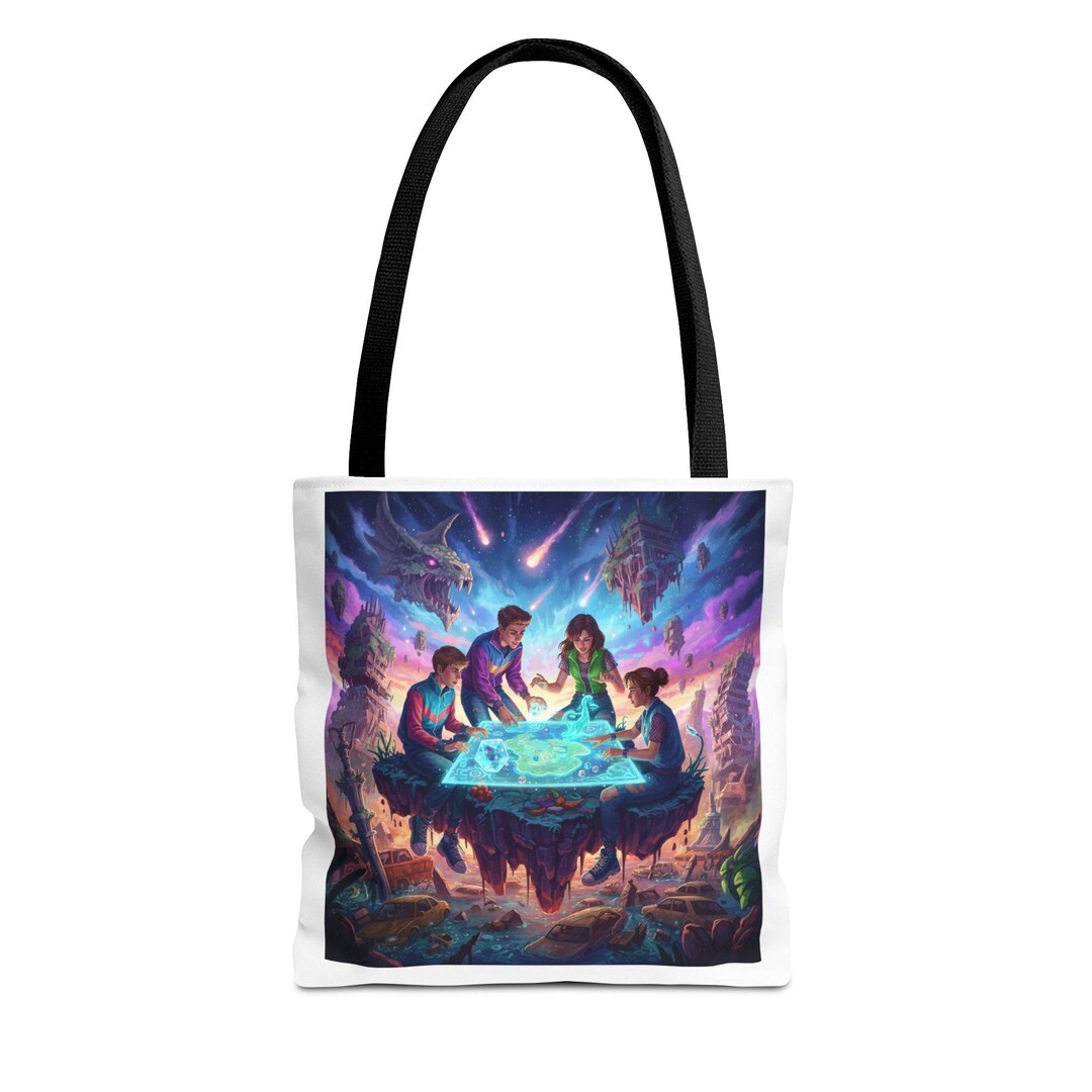 Stranger Things D&D Inspired Tote Bag | Double-sided All-over Print ...