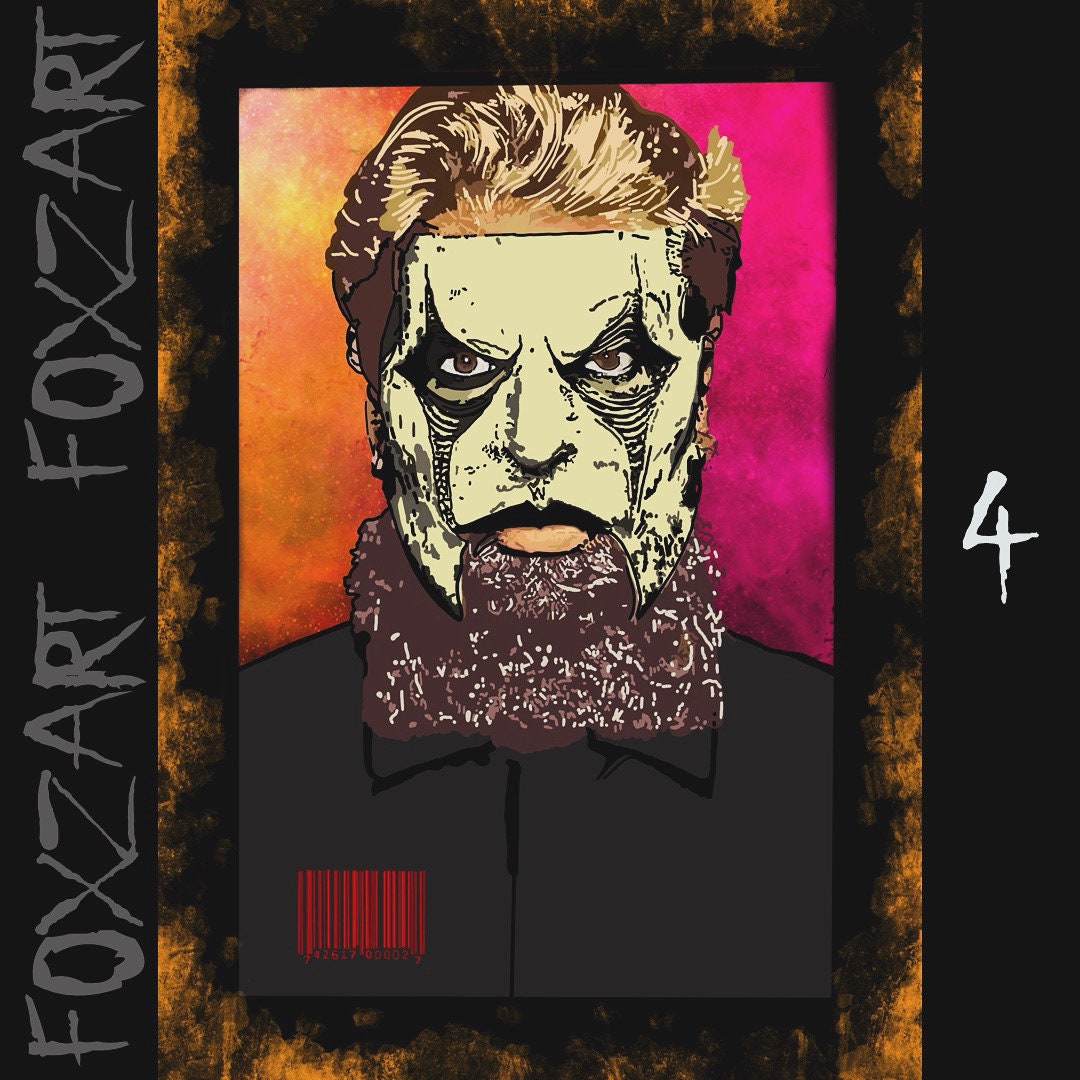Slipknot Prints: Jim Root - Etsy