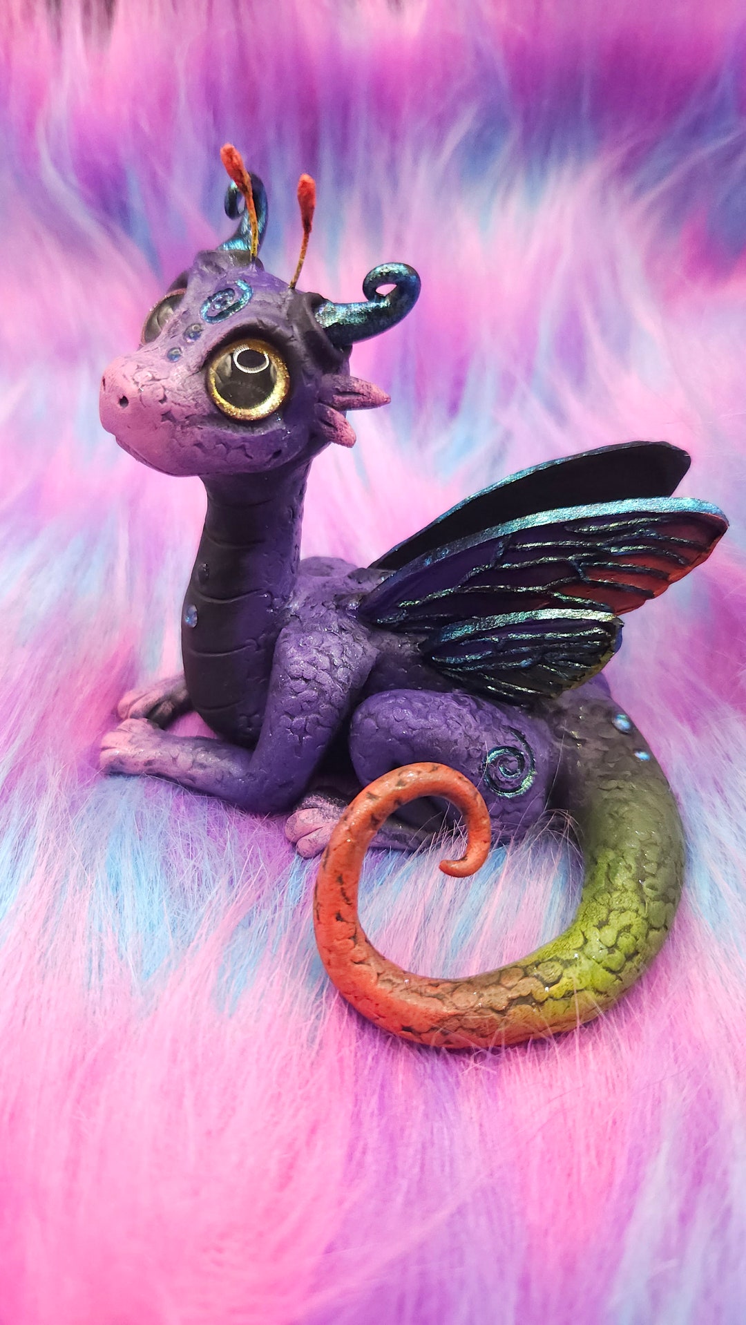 Dragon, Faerie Dragon Figure, Fantasy Fairy Tale Ornament, Dragon ...