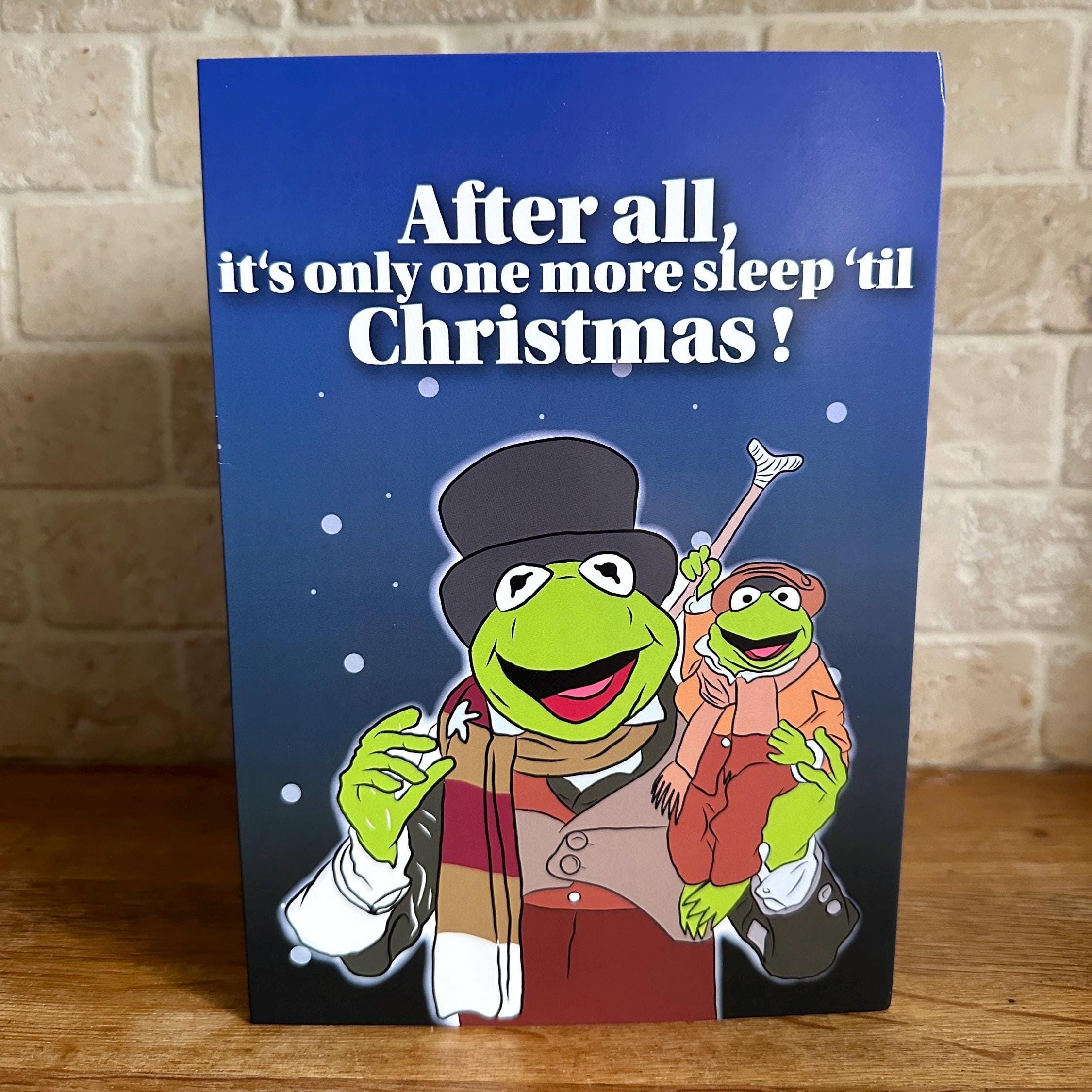 Muppets Christmas Carol Card/ the Muppets / Kermit the Frog/ 90s - Etsy