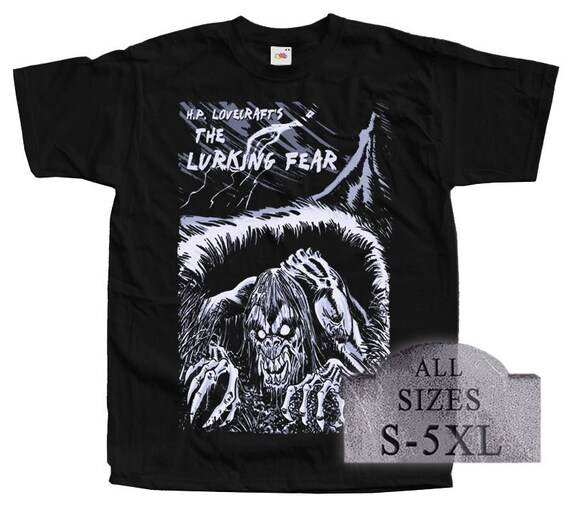 The Lurking Fear V2 lovecraft Horror Poster T-SHIRT All | Etsy