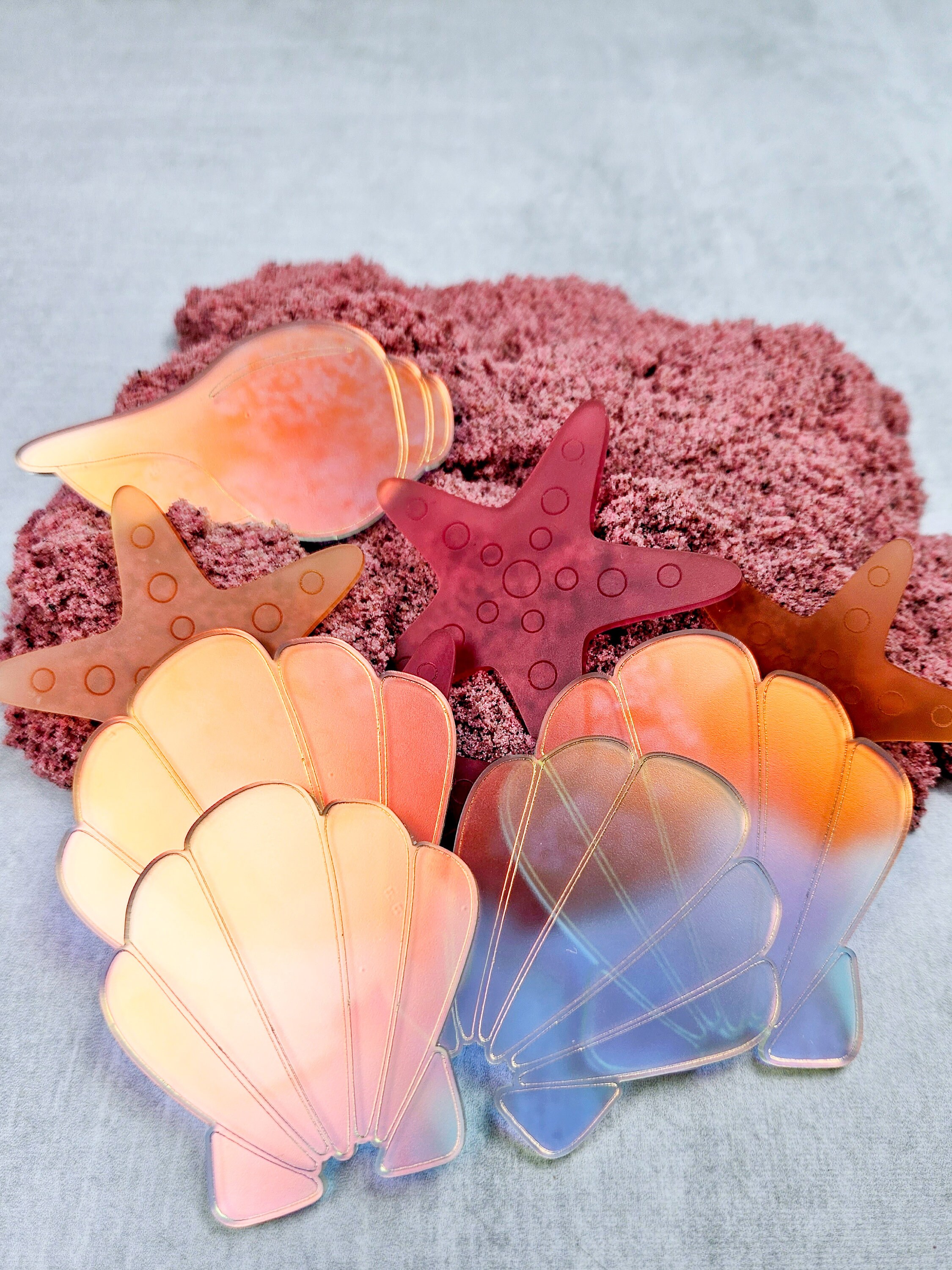 Loose Parts Play Seashells and Starfish for Small World - Etsy