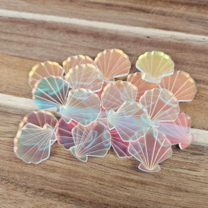 Iridescent Seashell Sensory Counters - Beach Inspired Loose Parts ...