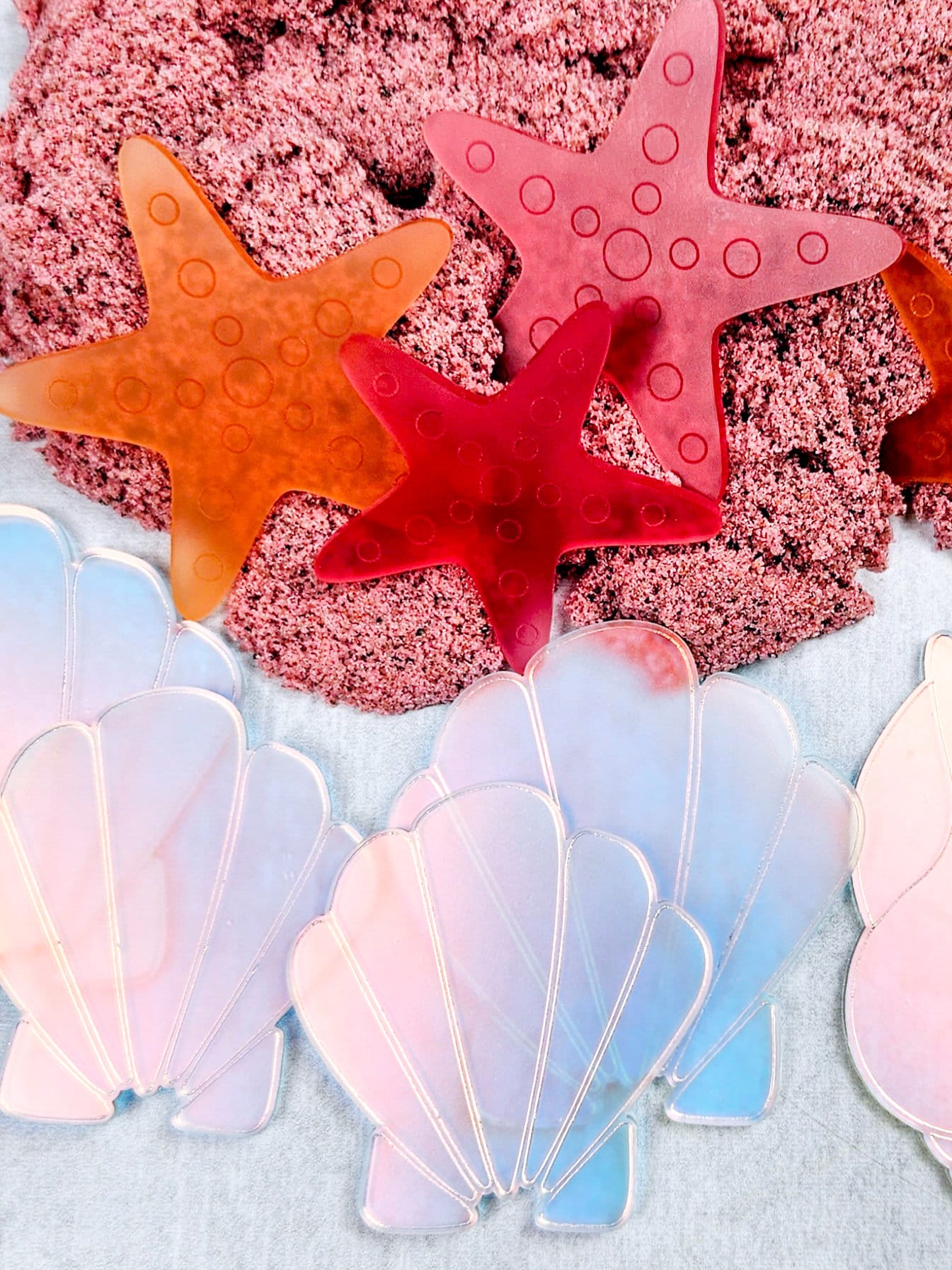 Loose Parts Play Seashells and Starfish for Small World - Etsy