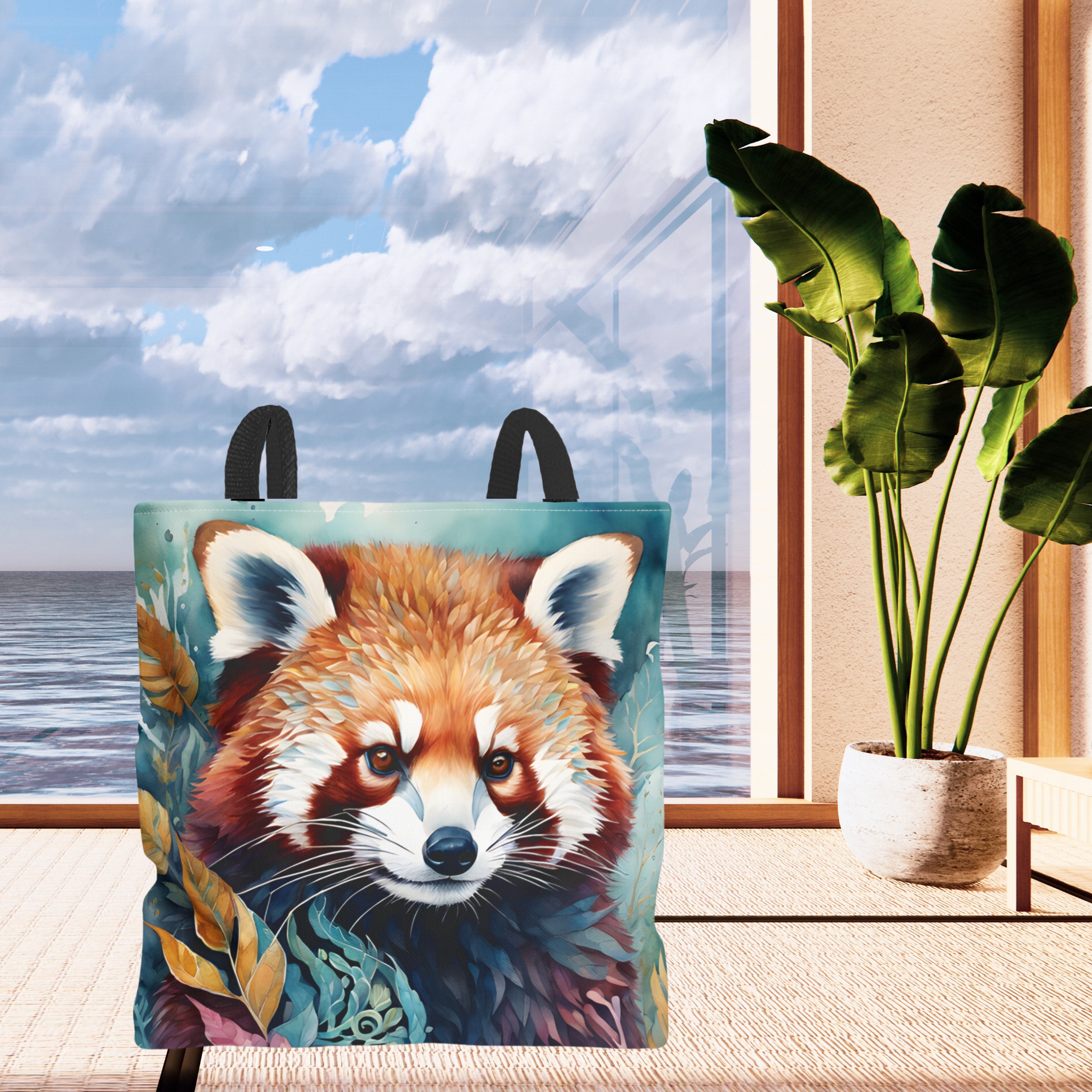 Red Panda Tote Bag, Panda Tote Bag, Red Panda Gift - Etsy