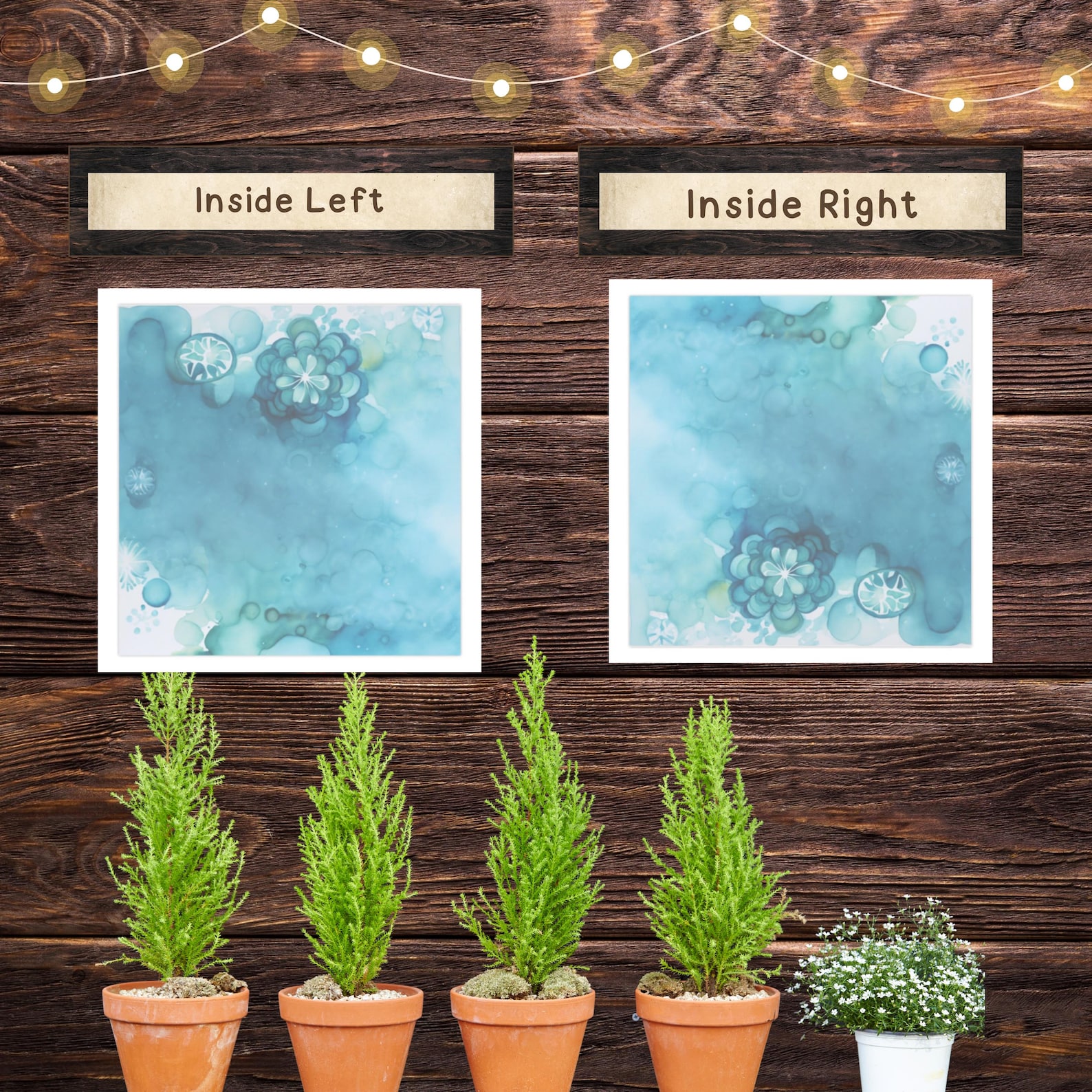 Blue Watercolor Sea Turtle Note Cards, Blank Turtle Note Card Set ...