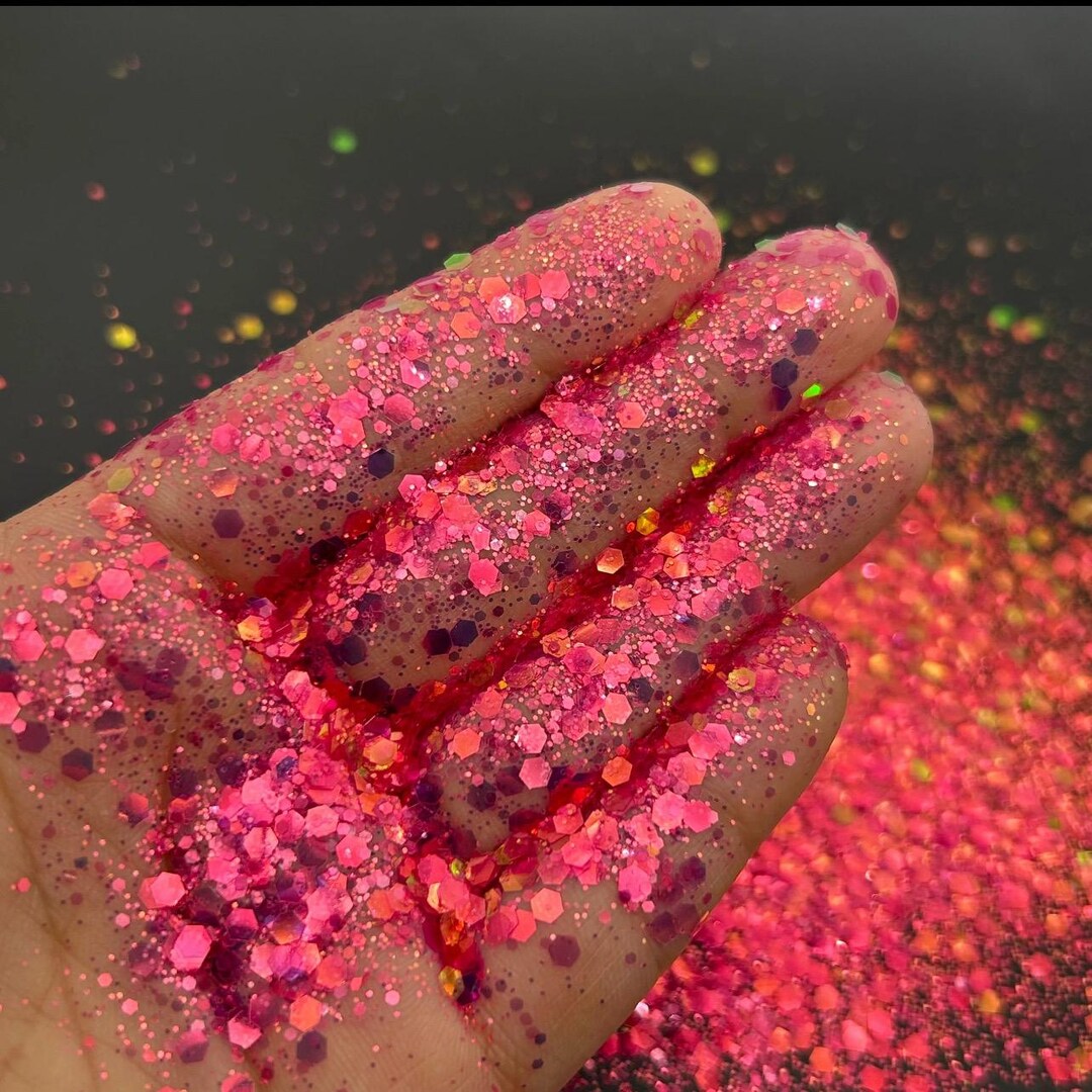 Fiery Flicker Mix Nail Glitter. Gel Builders,gel Polish. Acrylic Powder ...