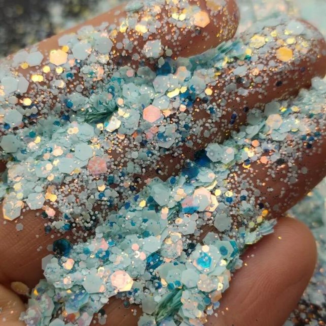 Coco Puff Glitter Mix Nail Glitter. Gel Builders,gel Polish. Acrylic ...