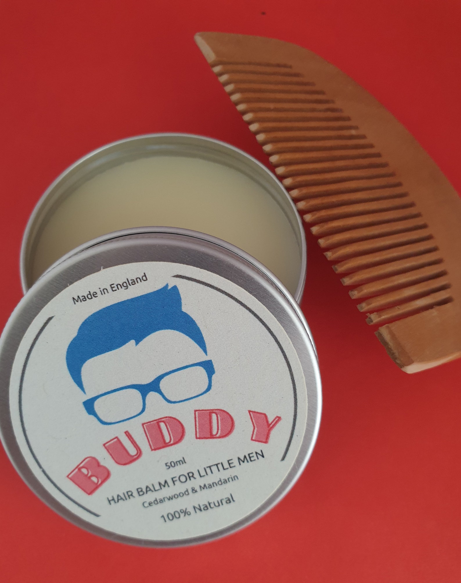 Buddy Hair Styling Balm for Little Men Gift Set. Strong Hold Stying ...
