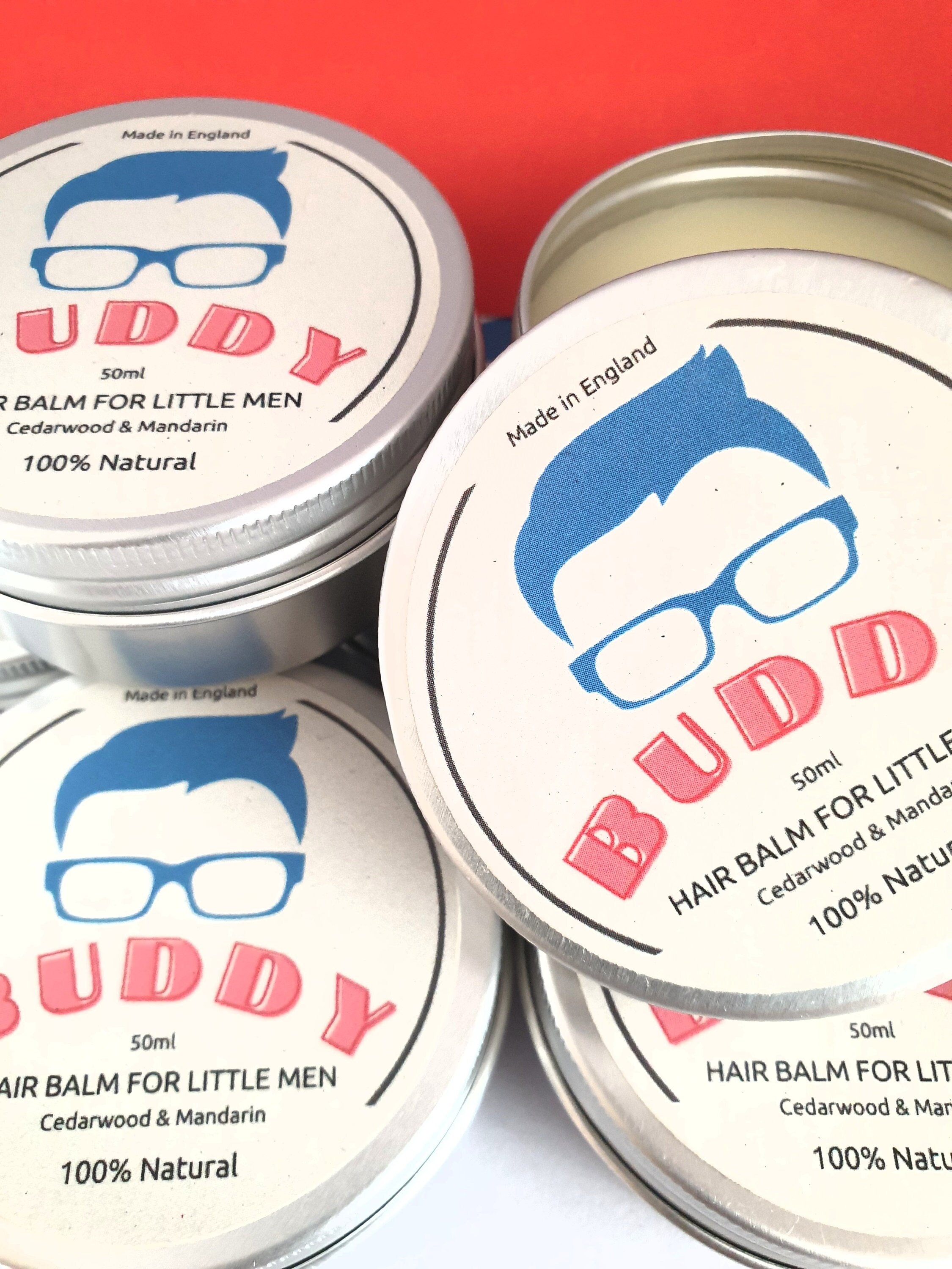 Buddy Hair Styling Balm for Little Men Gift Set. Strong Hold Stying ...