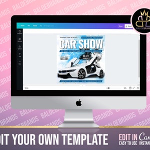 Auto Business Event, Editable Social Media Flyer, Car Show Event ...