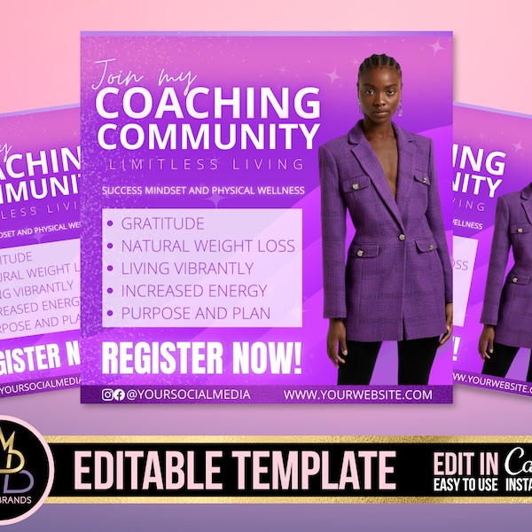 Life Coach Flyer - Etsy