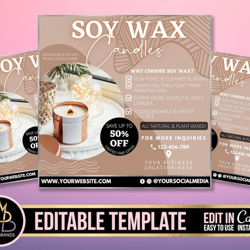 Candle Making Flyer - Etsy