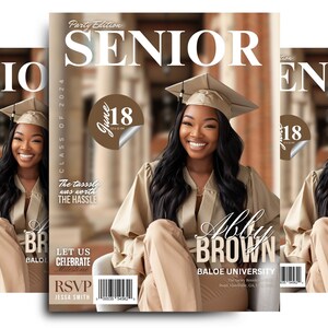 Graduation Party, Graduation Flyer, Editable Template, Graduation ...