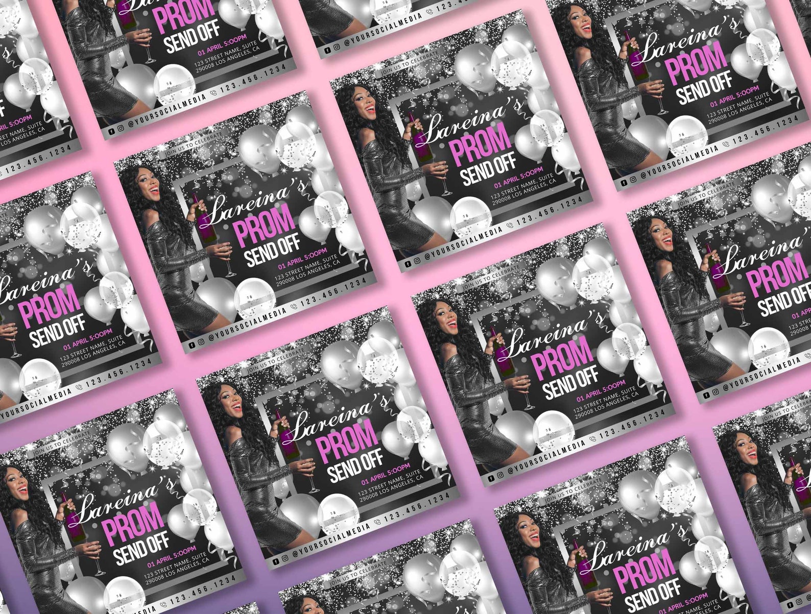 Prom Invitation Prom Flyer Invite Graduation Prom Class of - Etsy