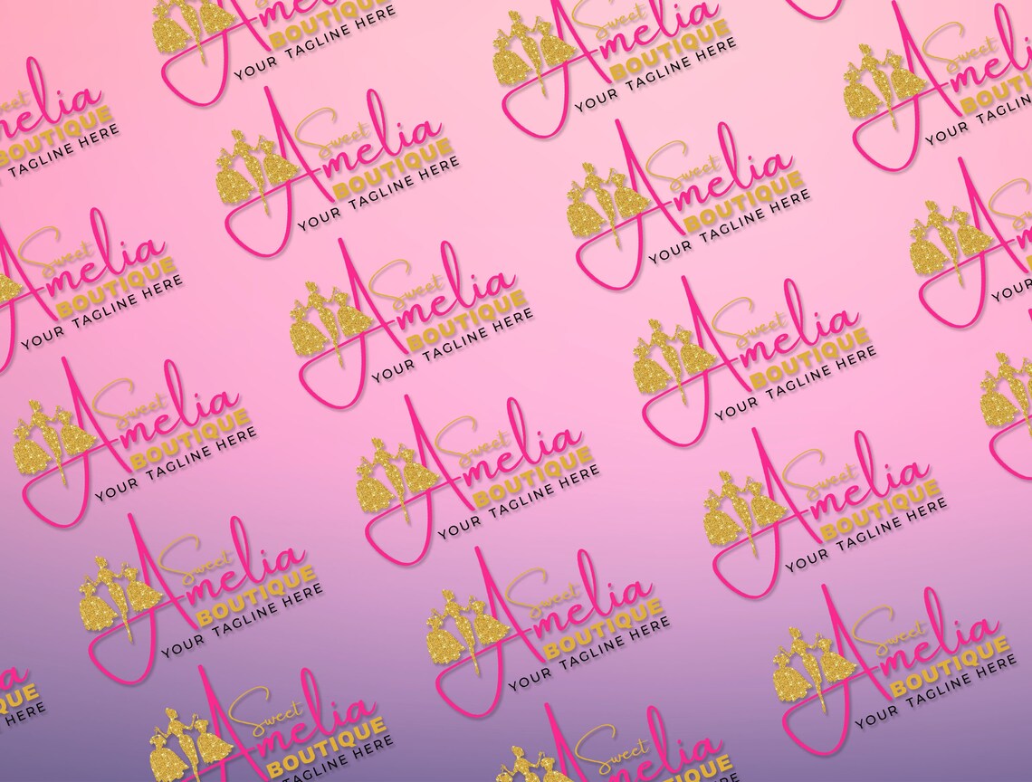 BOUTIQUE LOGO TEMPLATE Canva Template Editable Logo Canva | Etsy