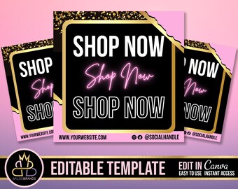 Shop Now Template - Etsy