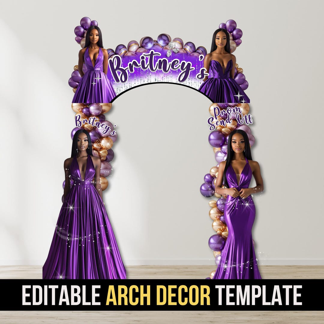 Prom Entrance Arch, Prom Party Decor, Prom Signage, Graduation Arch ...