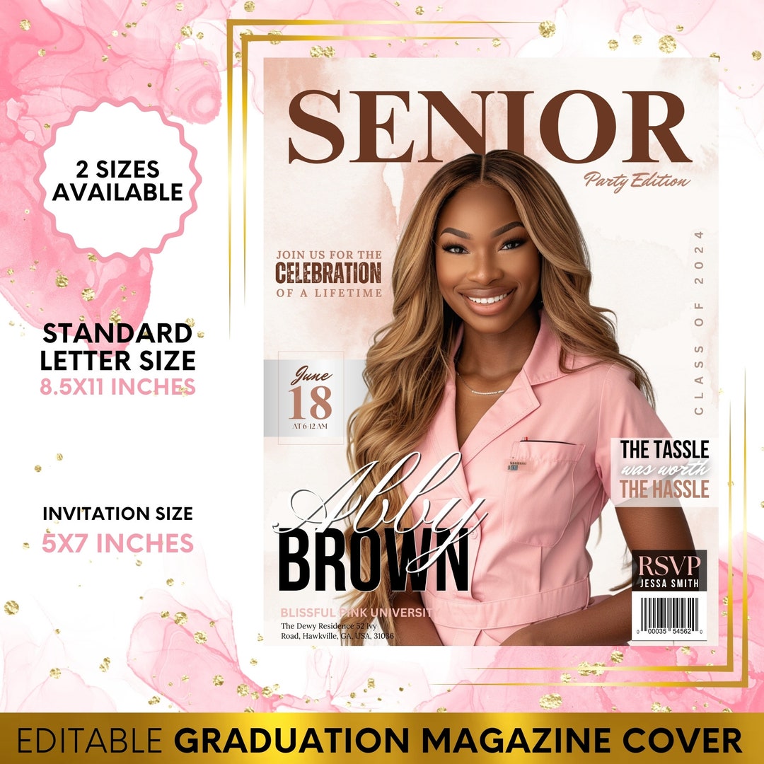 Graduation Party, Graduation Flyer, Editable Template, Graduation ...