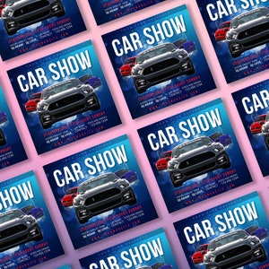 Auto Business Event, Editable Social Media Flyer, Car Show Event ...