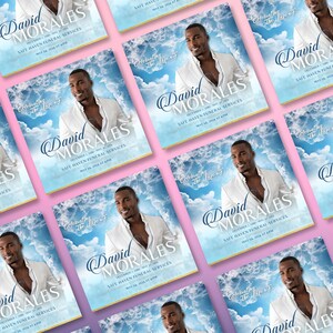 Memorial Funeral Announcement Flyer, in Loving Memory, Repass Funeral ...