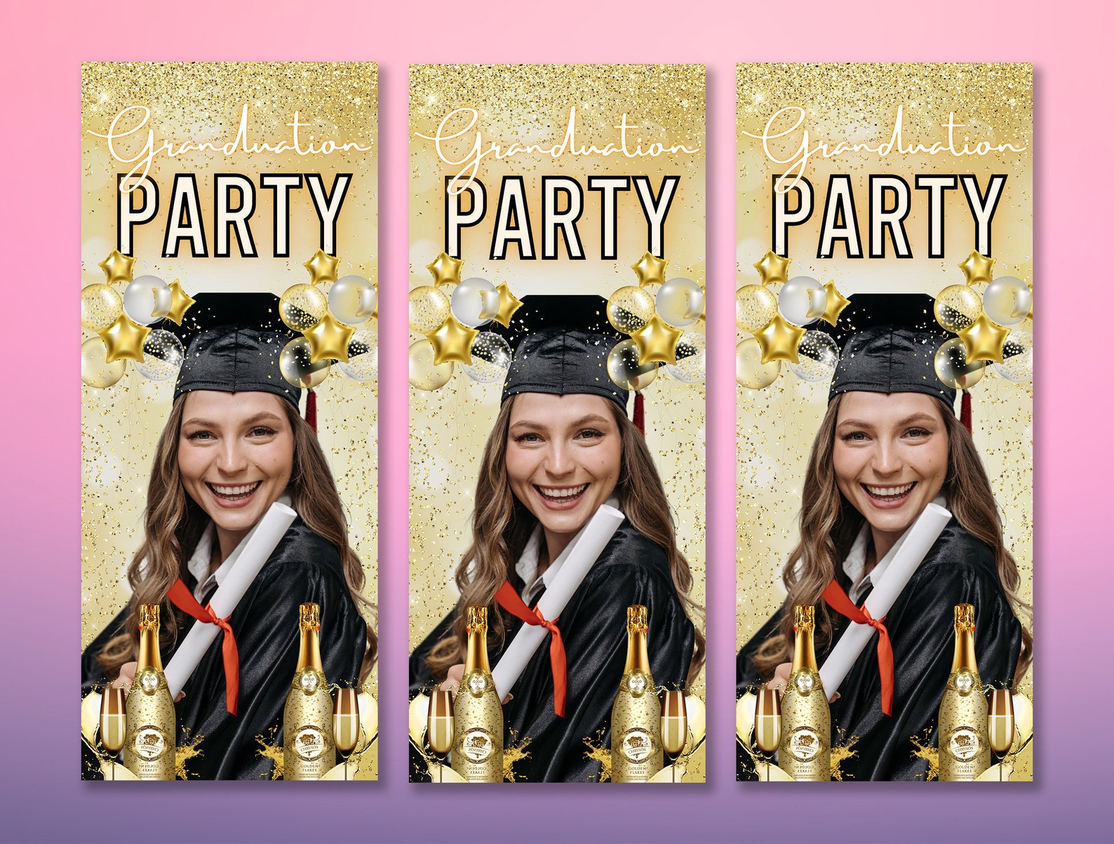 Graduation Banner Grad Banner Retractable Banner Template - Etsy