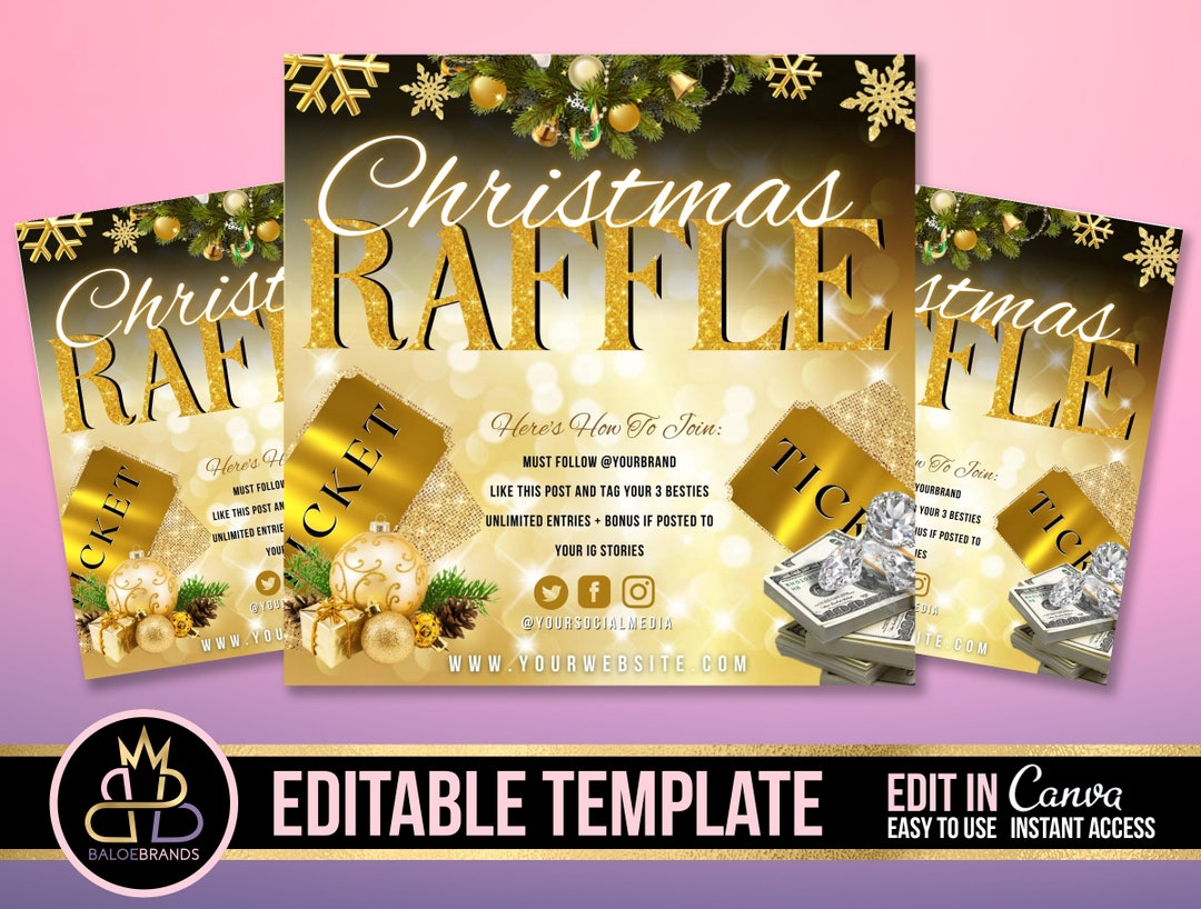 December Raffle Giveaway, Holiday Giveaway, Holiday Raffle, Raffle ...