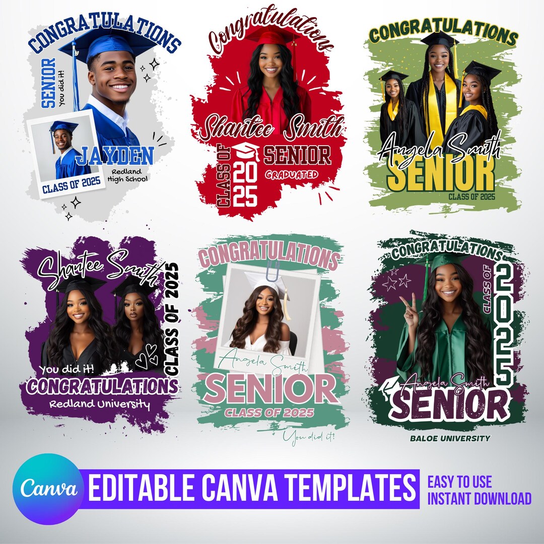 Custom Graduation T-shirt Bundle, Graduation PNG Files, Editable Shirt ...