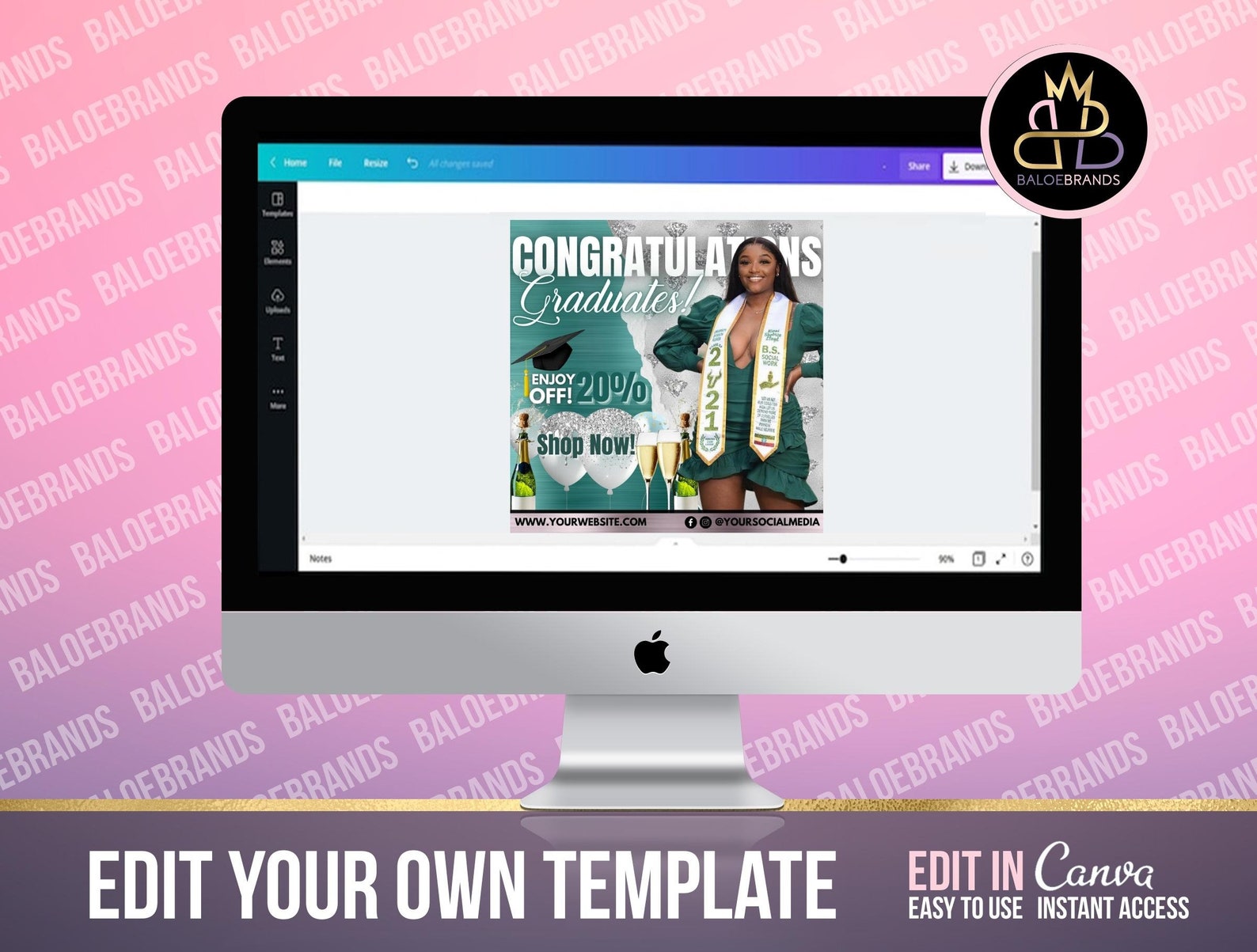 Graduation Sale Flyer Congrats to the Grads Social Media - Etsy