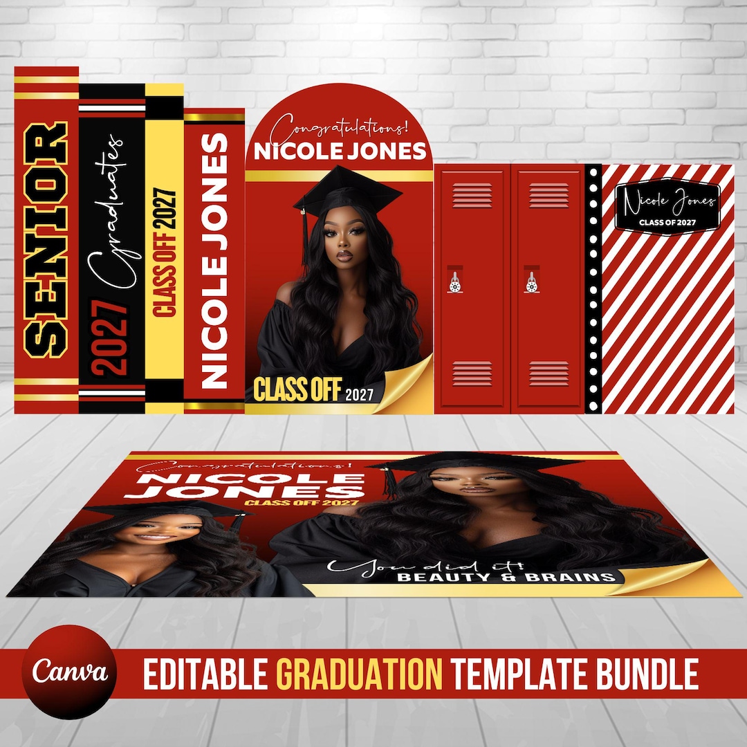 Custom Graduation Decor, Graduation Bundle, Arch Banner, Backdrop ...