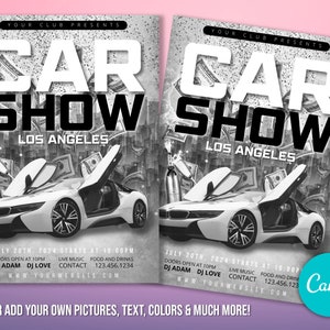 Auto Business Event, Editable Social Media Flyer, Car Show Event ...