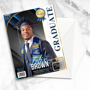 Graduation Party, Graduation Flyer, Editable Template, Graduation ...