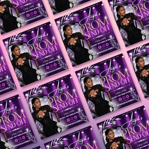 Prom Invitation, Prom Flyer Invite, Graduation Prom, Class of 2022 ...