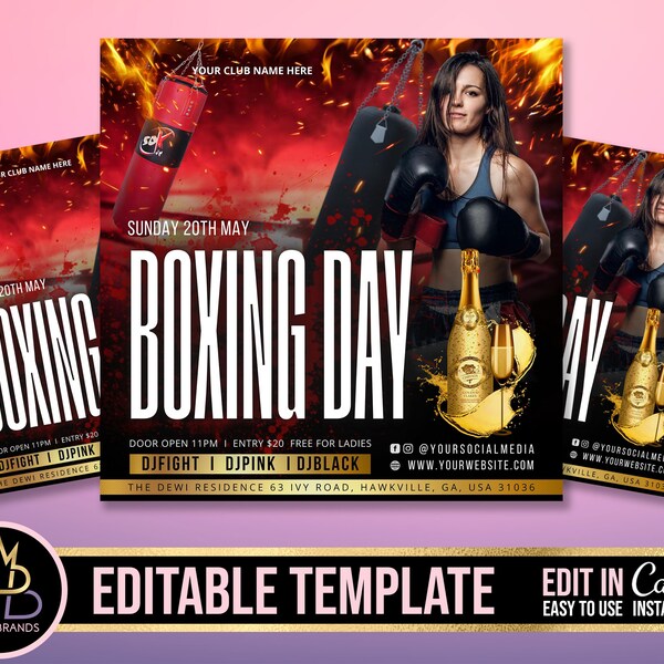 Boxing Theme Party - Etsy