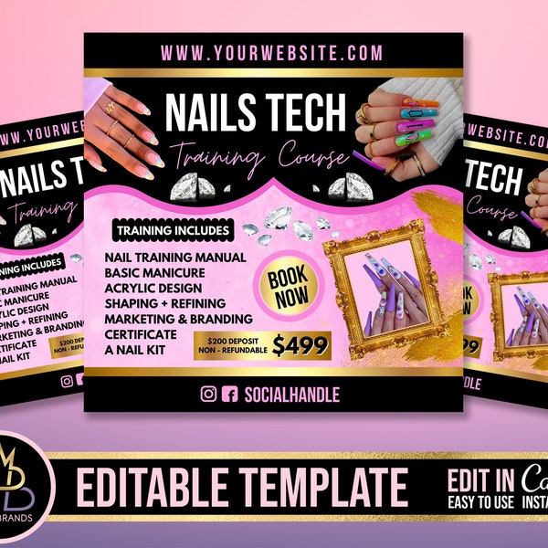 Nails Flyer - Etsy